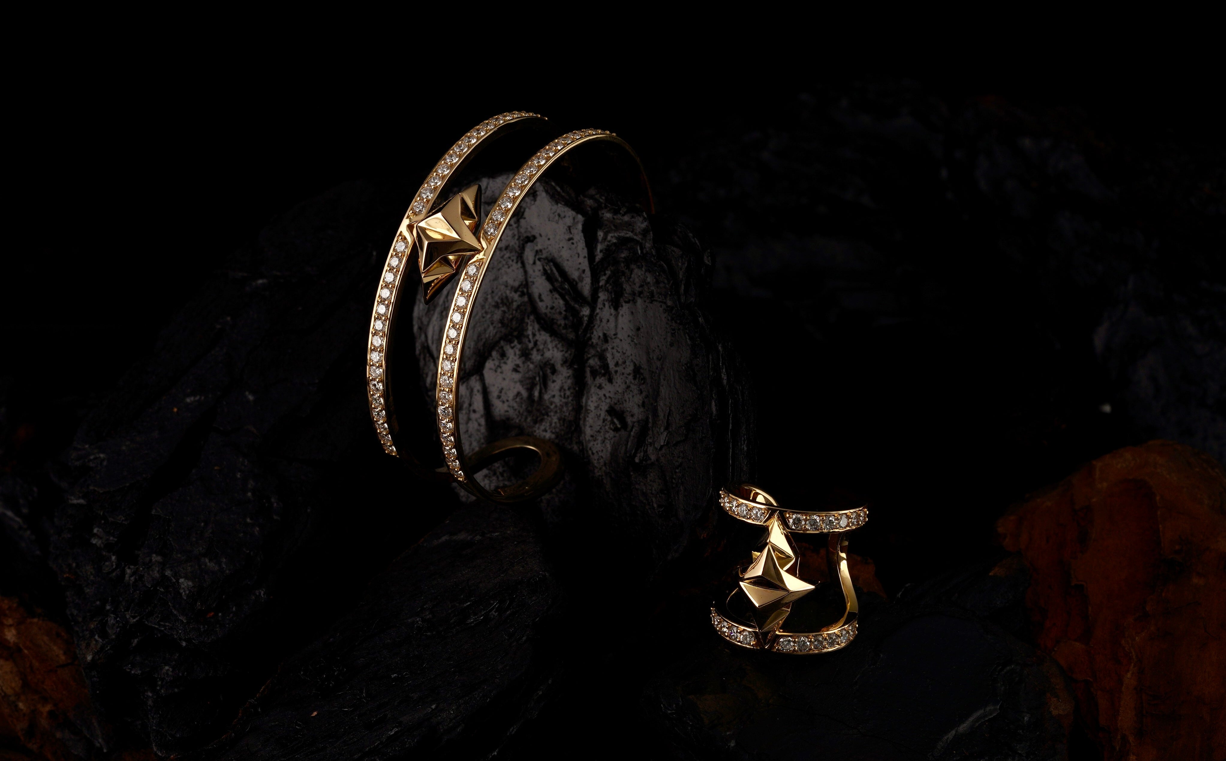 Diamond Shield Collection | 18K Gold Lab-Grown Diamond Jewelry | Sofia ...